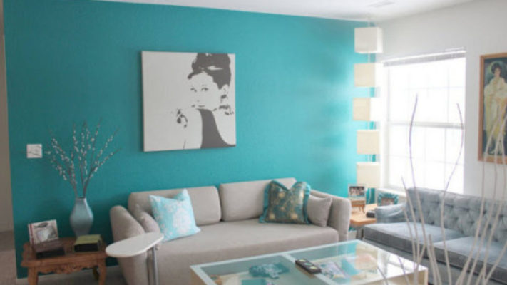 El Azul Turquesa En La Decoración